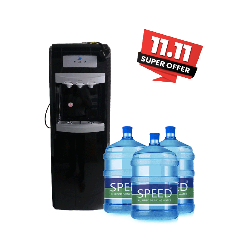 Hot & Cold 3 Taps Bench Top Water Dispenser – Speed Water